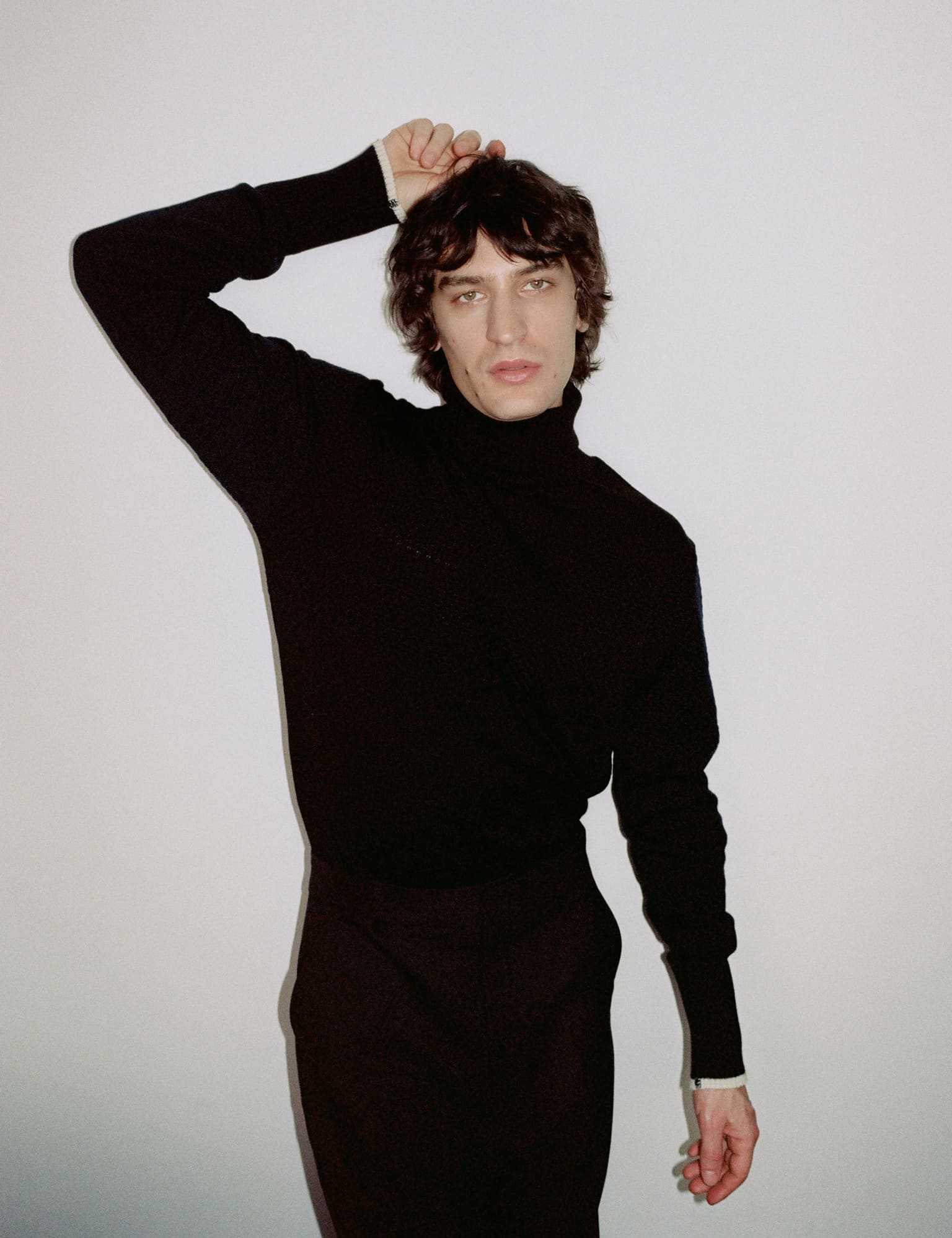 Wool Klemens Knit, Parisian Night/Black – MADS NØRGAARD – COPENHAGEN