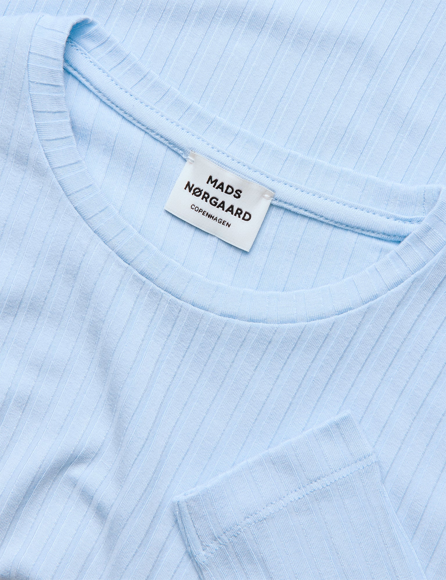 5x5 Solid Talika Top, Cashmere Blue – MADS NØRGAARD – COPENHAGEN