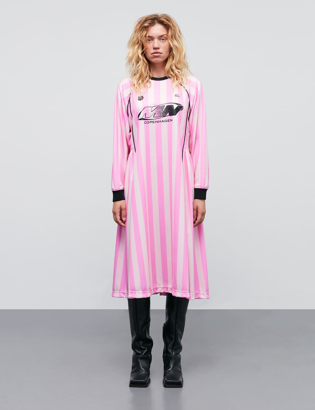 Shiny Sport Debbie Dress, Begonia Pink/Blushing Bride – MADS NØRGAARD ...