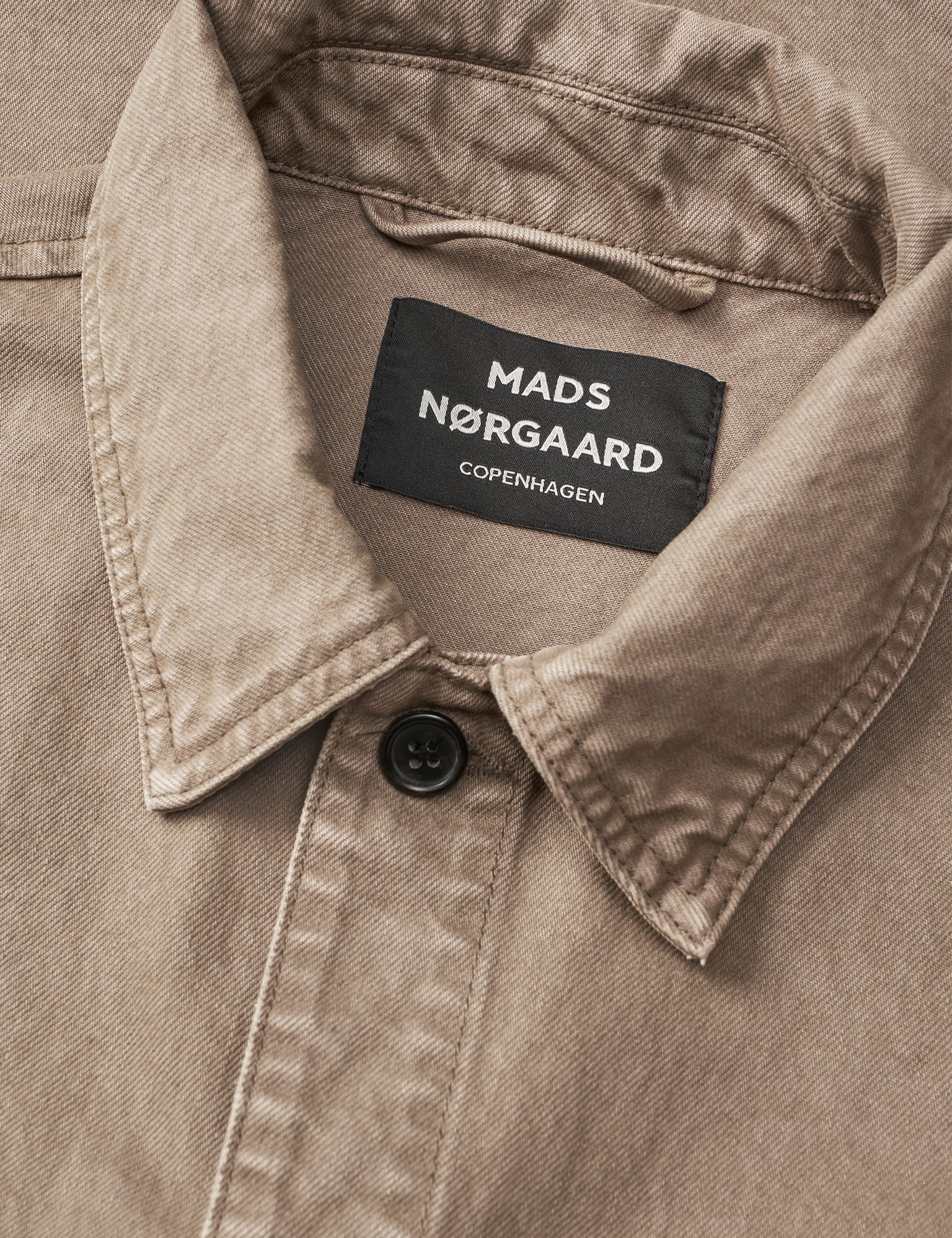 Sunrise Twill Miles Jacket, Walnut – MADS NØRGAARD – COPENHAGEN